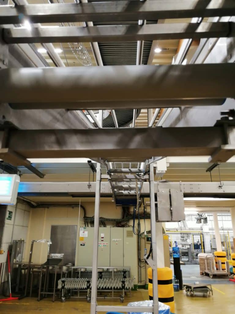 La prise de dimension d'une bande transporteuse MAAS